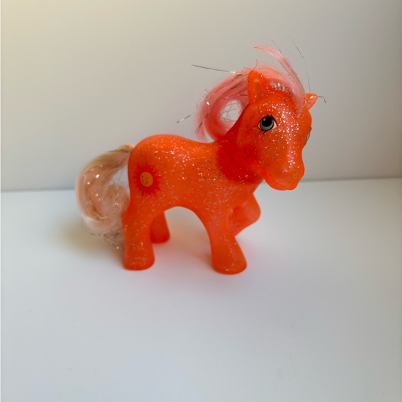 Hasbro | Toys | Vintage 8s My Little Pony G Sparkle Pony Sunspot Orange ...